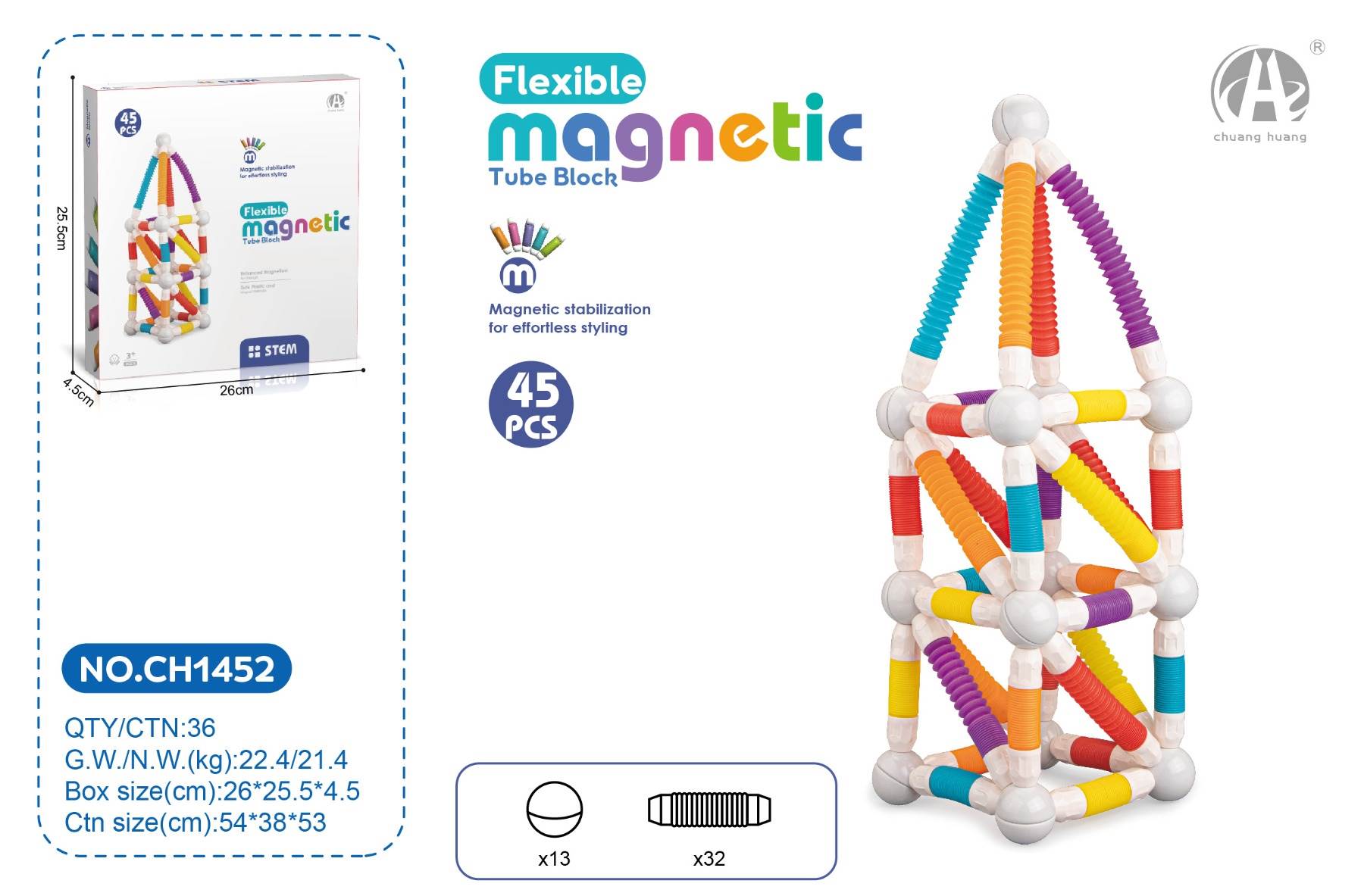 Flexible Magnetic Block – mini-muse-pk
